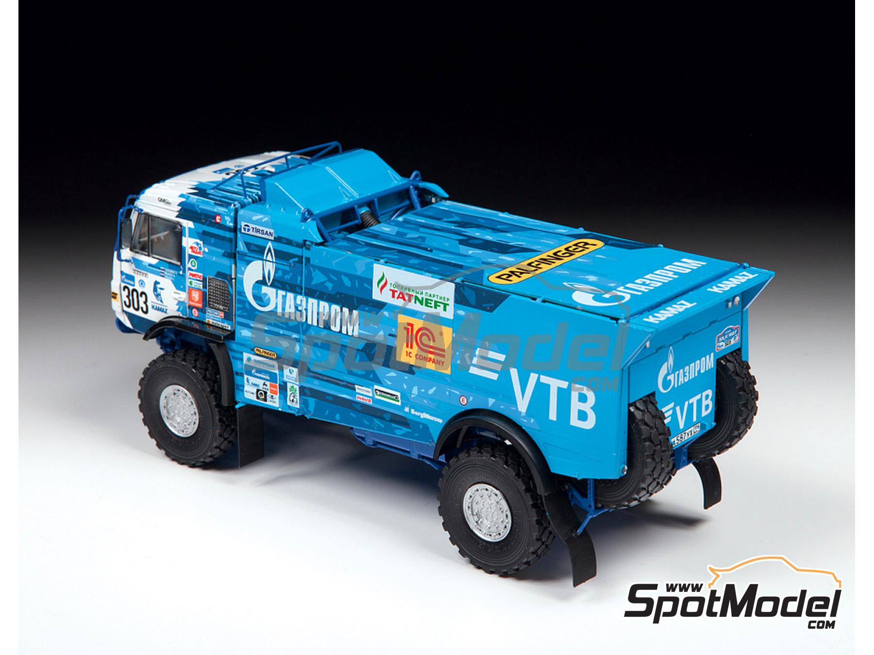 Zvezda 43005: Truck scale model kit 1/43 scale - Kamaz Master 43509 ...