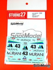 Decals and markings / Formula 1 / 1/20 scale / 80 years: New products ...