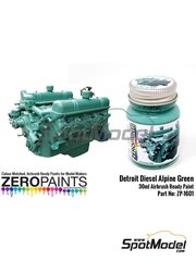 Zero Paints ZP-1394: Paint for airbrush Chrysler Blue Engine 1 x 30ml ...