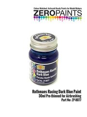 Zero Paints ZP-1077: Paint for airbrush Porsche/Honda Rothmans Racing ...